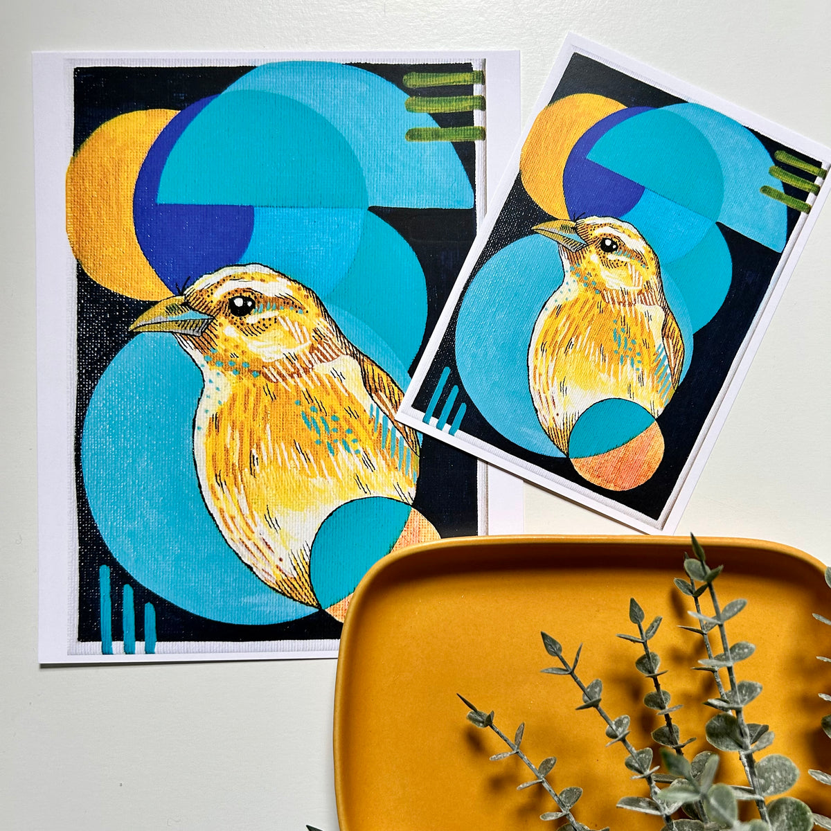 Canary Print – The Waxwing