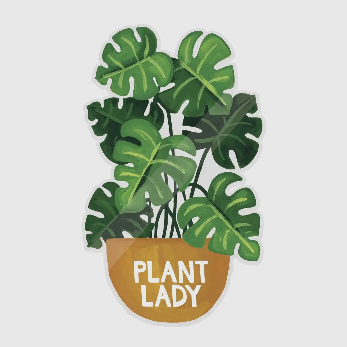 Plant Lady Vinyl Sticker – The Waxwing