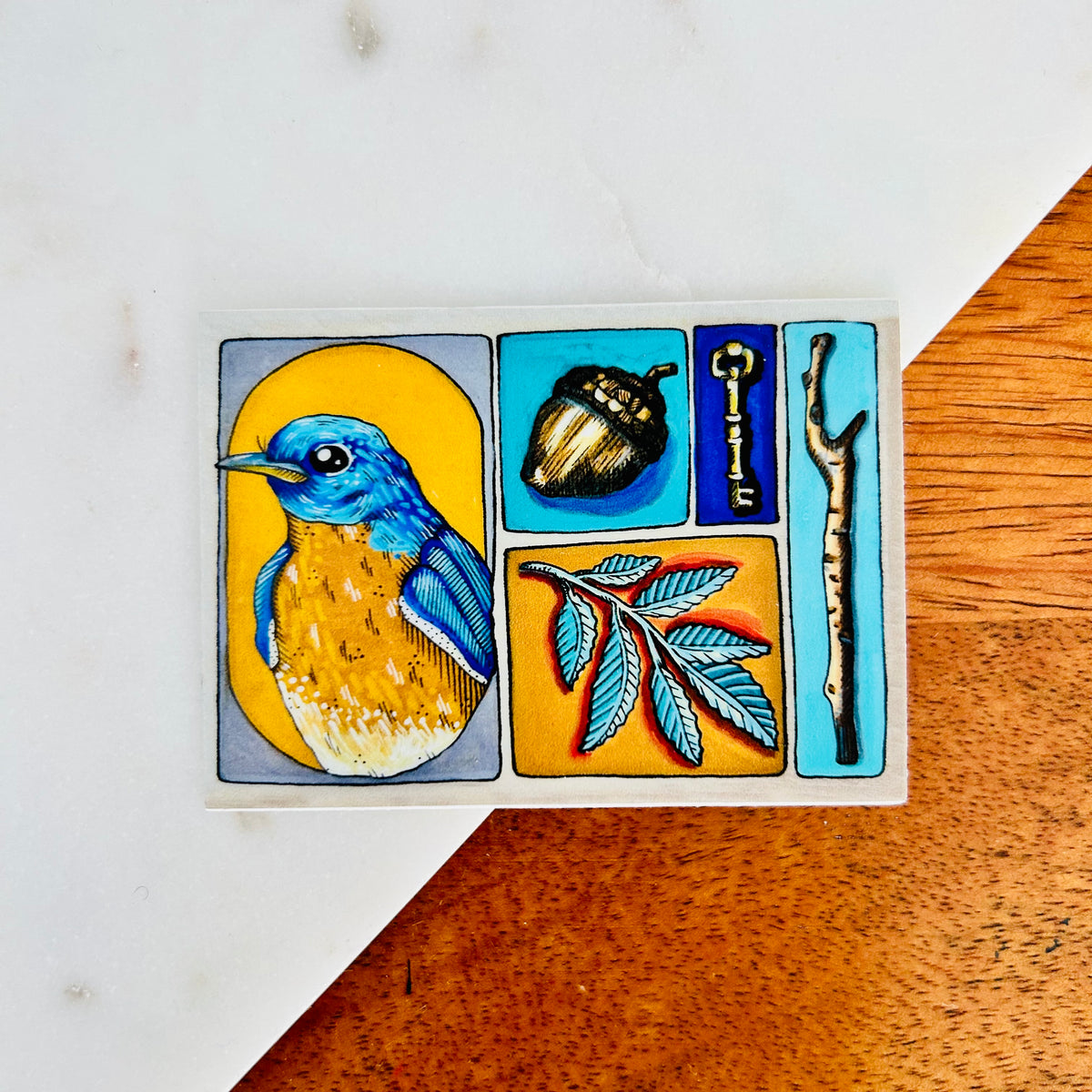 Dear Darlington Artifacts Sticker – The Waxwing