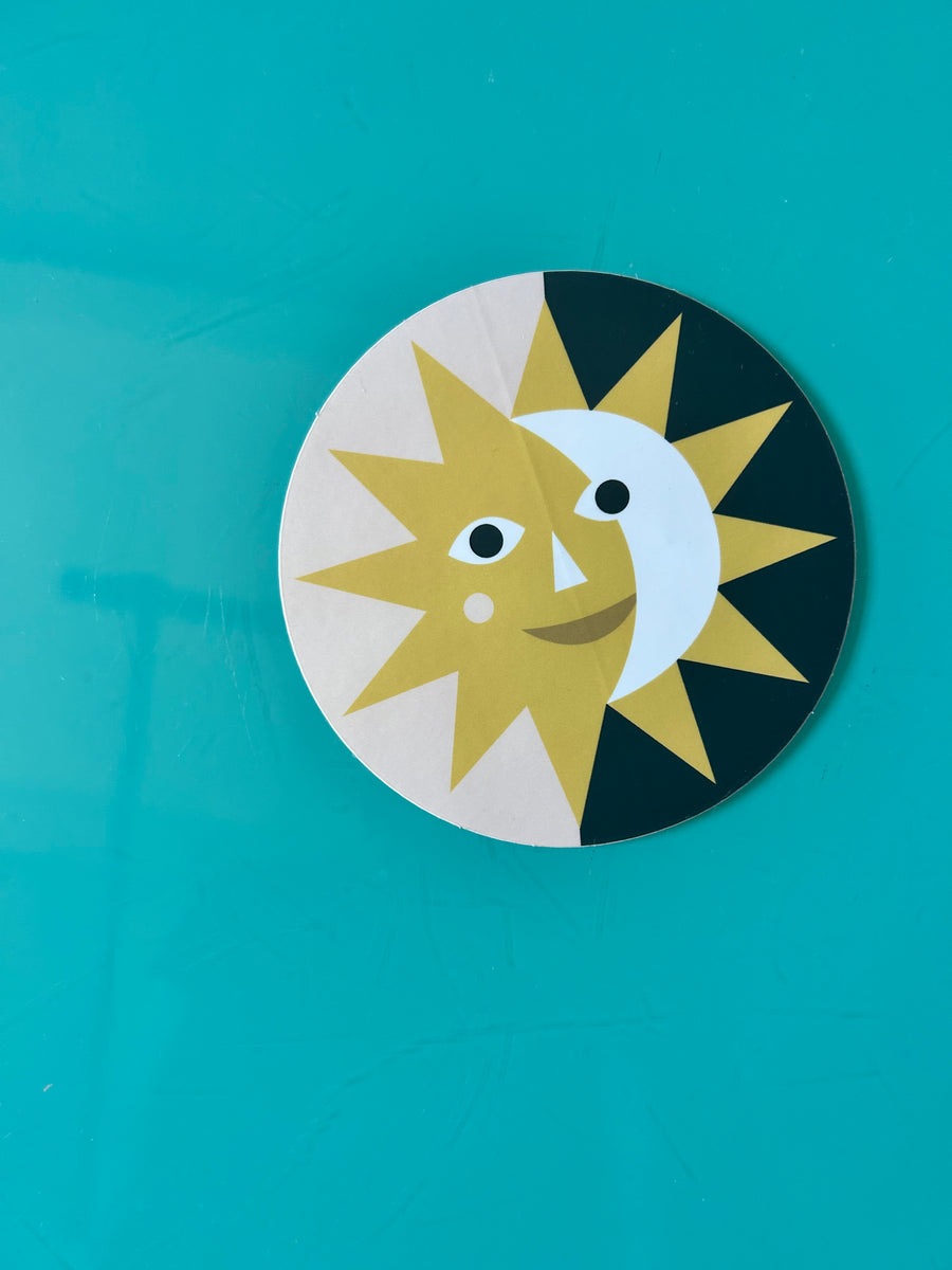 Day & Night Vinyl Sticker – The Waxwing