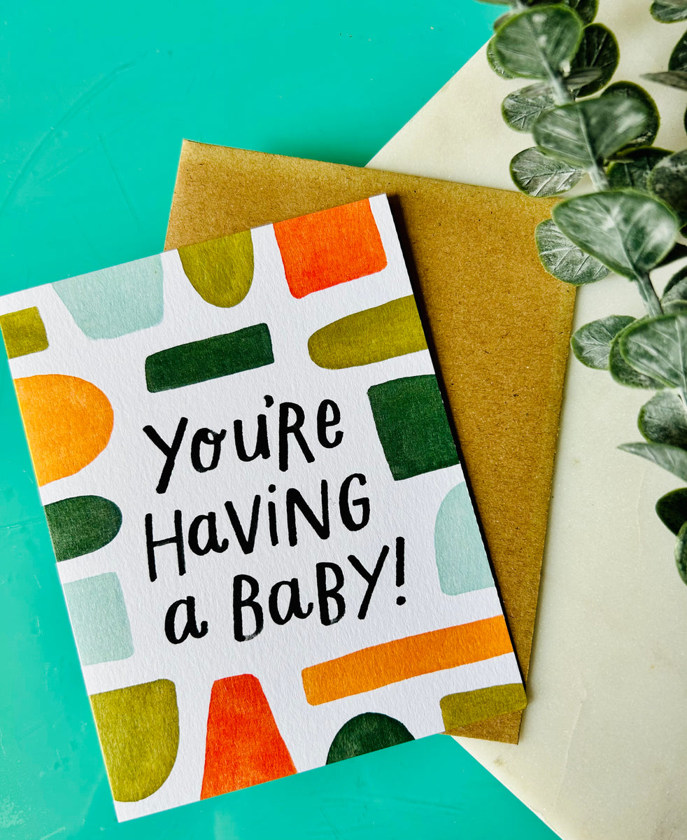 You’re Having a Baby! Card – The Waxwing