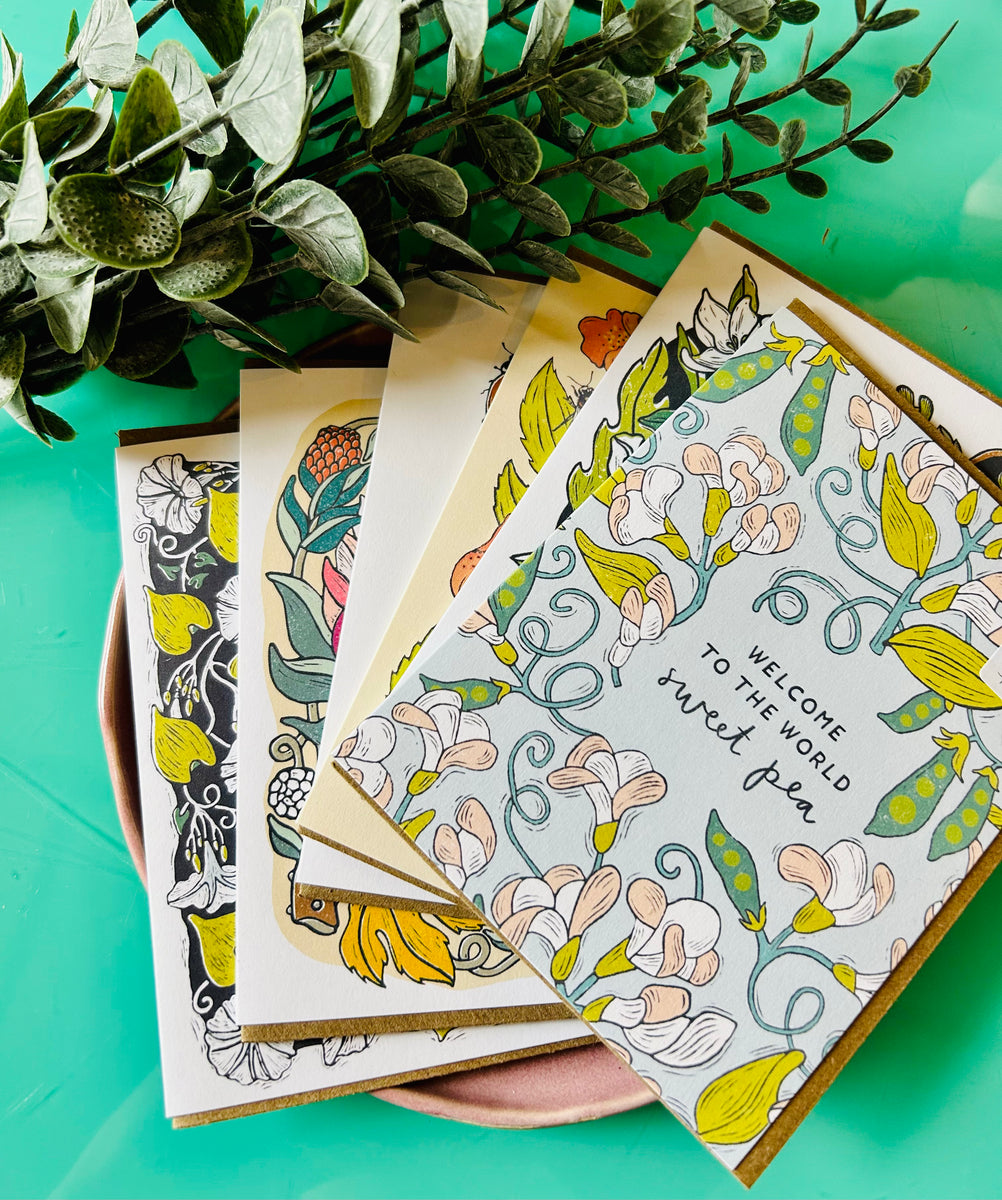 Sending Healing Wishes Greeting Card – The Waxwing