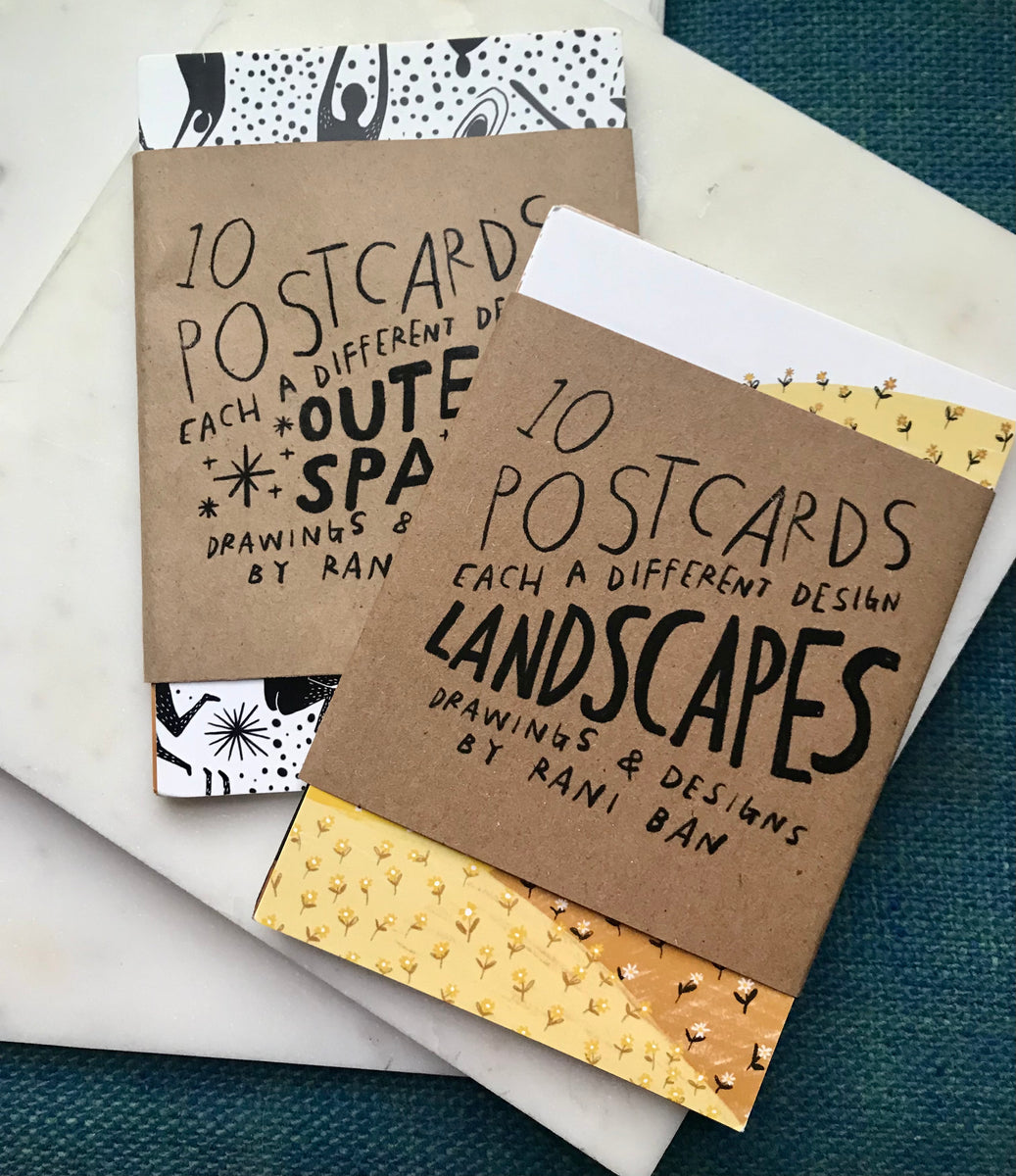 Rani Ban Postcard Sets – The Waxwing