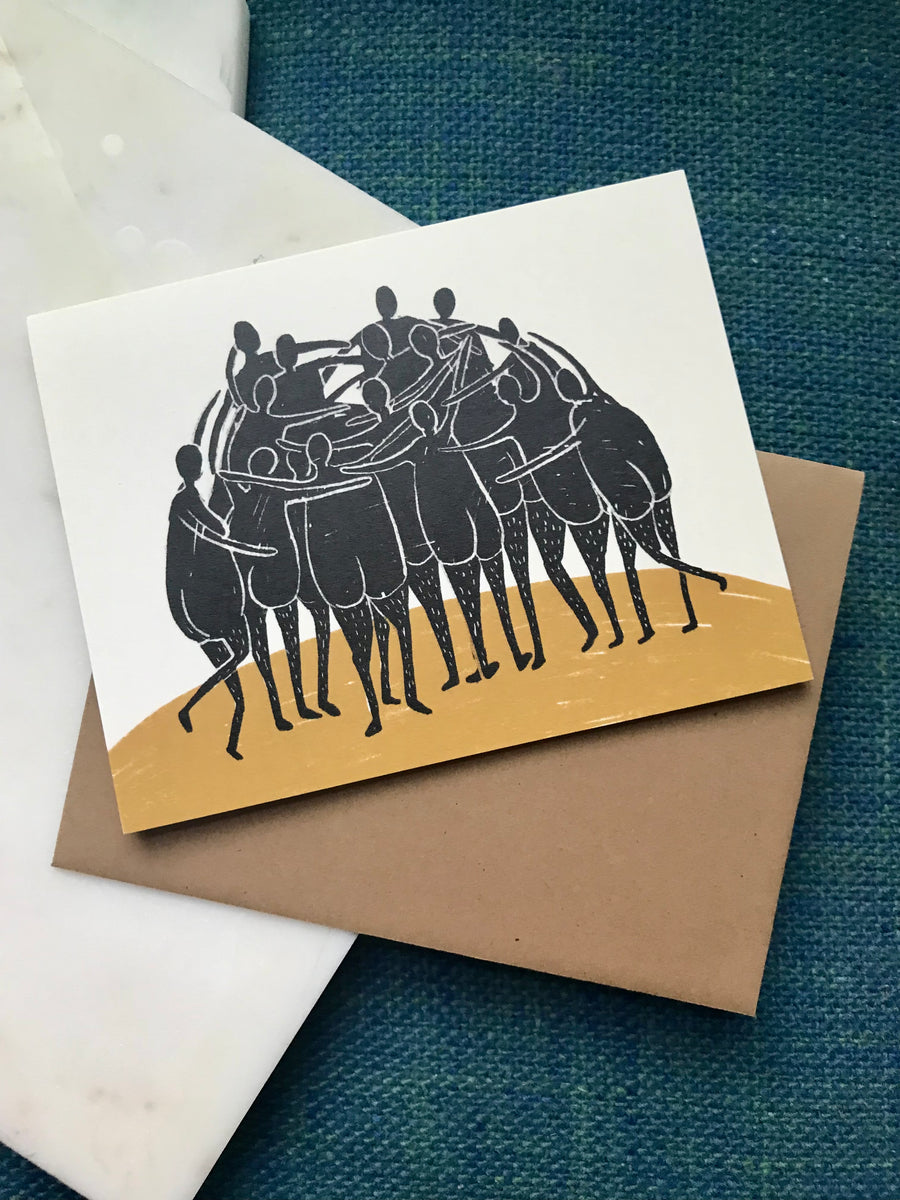 Group Hug Card – The Waxwing